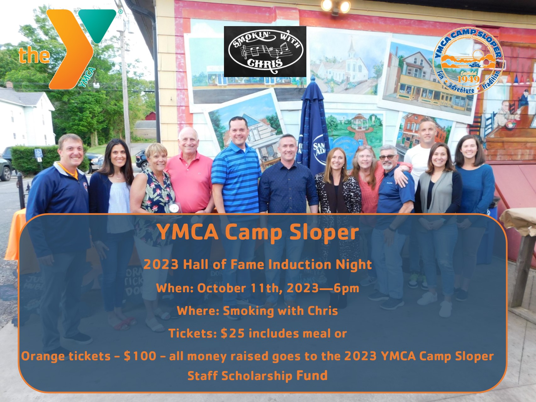 YMCA Camp Sloper Hall of Fame Night 2023